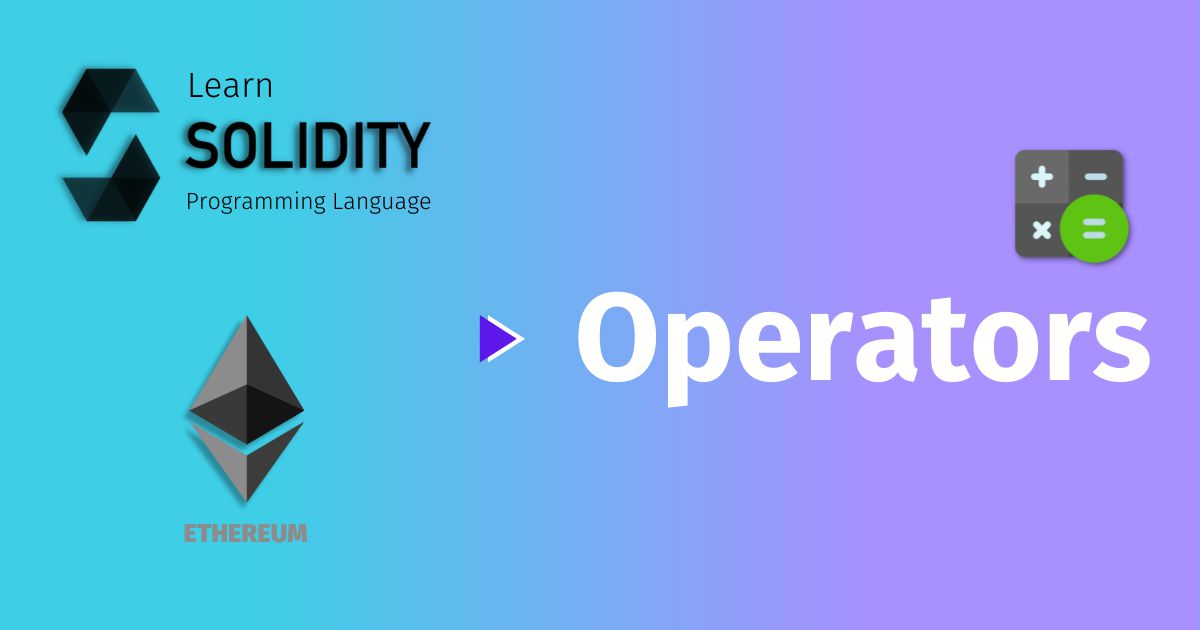 Operators in Solidity – aipython